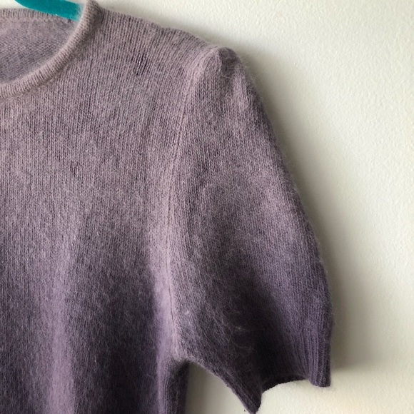Vintage | Sweaters | Vintage Short Sleeve Wool Short Sleeve Sweater ...